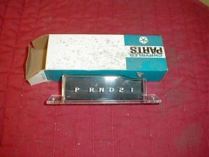 NOS Mopar Column Shift Indicator Auto Trans 1969 Plymouth Fury Sport ...
