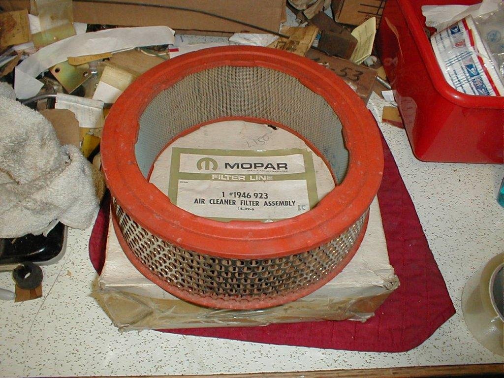 NOS Mopar Air Filter 1958-61 High Performance Power Package Models ...