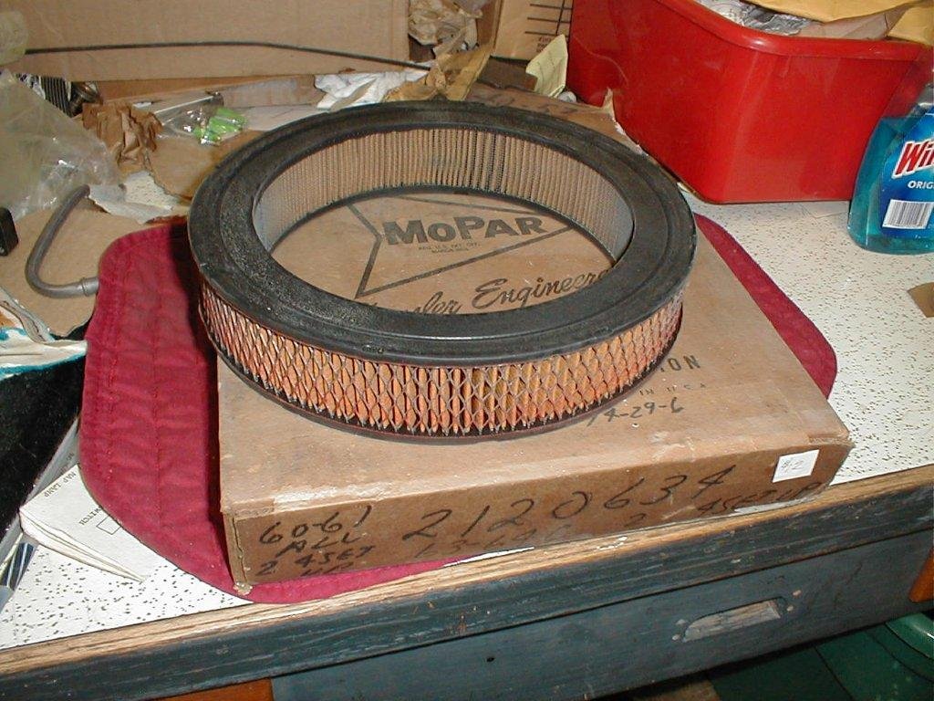 NOS Mopar Air Filter 1960-4 High Performance Power Package Models ...