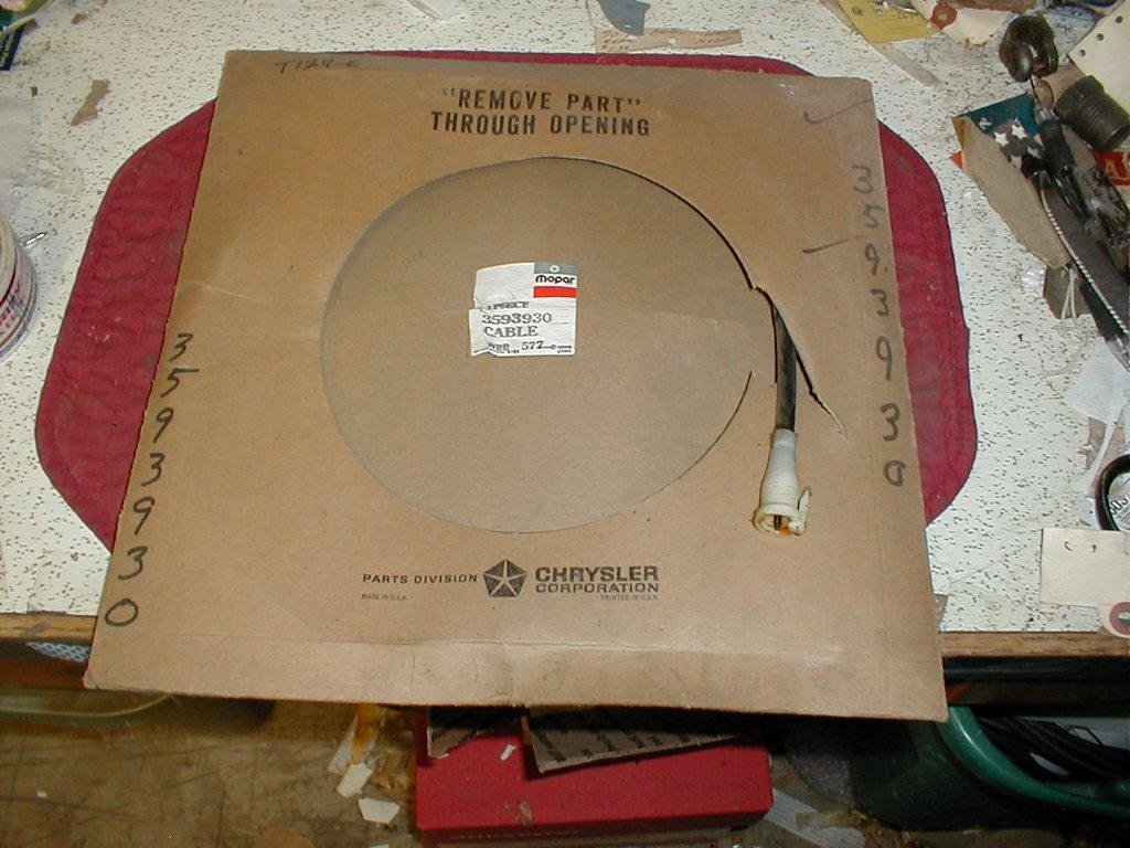 NOS Mopar Speedometer Cable 1977 B Body Models Without Cruise Control ...
