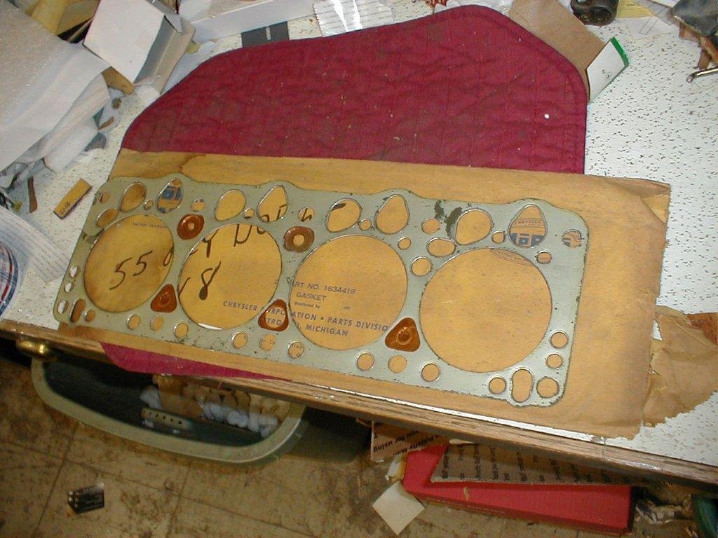 NOS Mopar Head Gasket Set 1955 Plymouth Dodge 54-6 Dodge Truck 8 ...