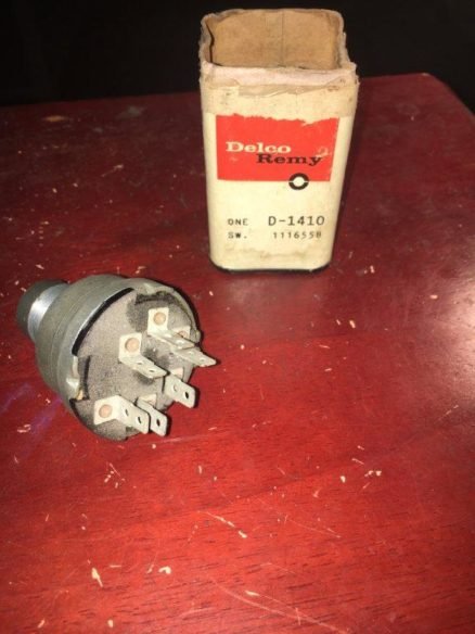 NOS Delco Ignition Switch 1959-60 Pontiac Models - Hiltop Auto Parts