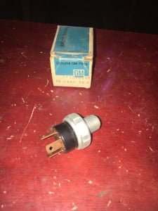 NOS GM Oil Pressure Switch 1969-70 Buick Riviera - Hiltop Auto Parts