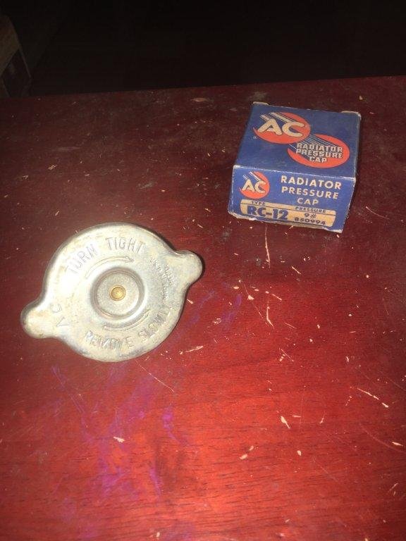 NOS AC Radiator Cap 1956 Thru 1960 Chevrolet Truck Heavy Duty Models ...