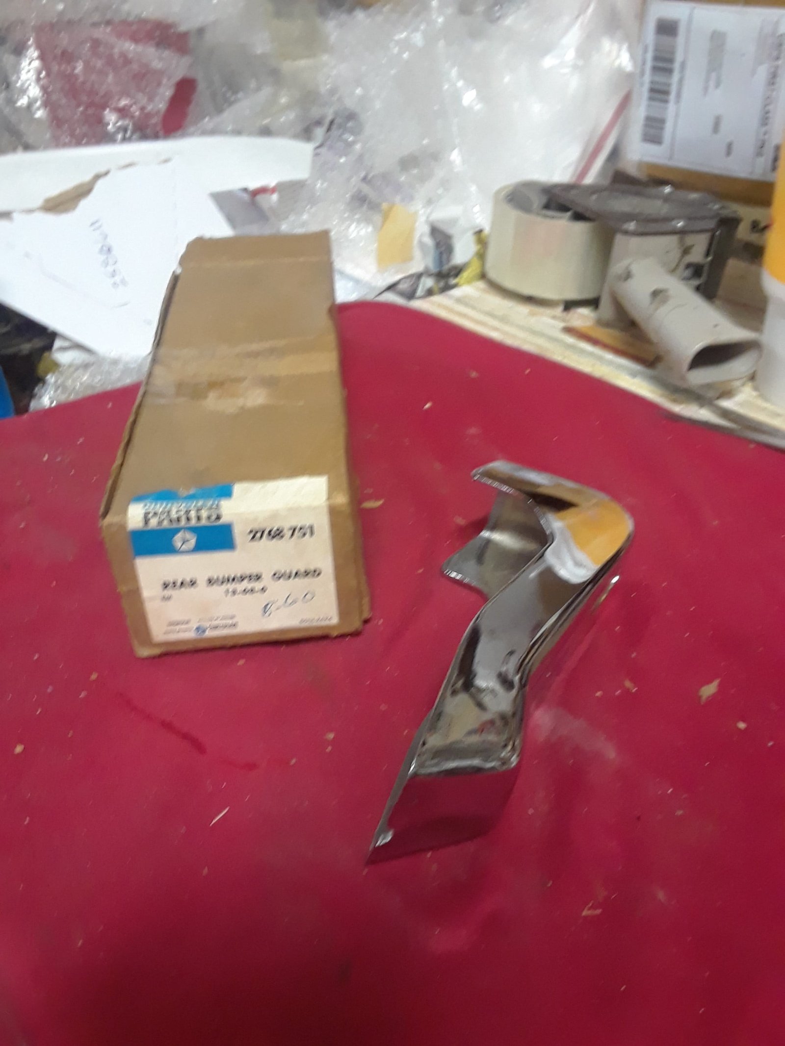 NOS Mopar Bumper Guard 1967 Dodge Coronet Left or Right Rear - Hiltop ...