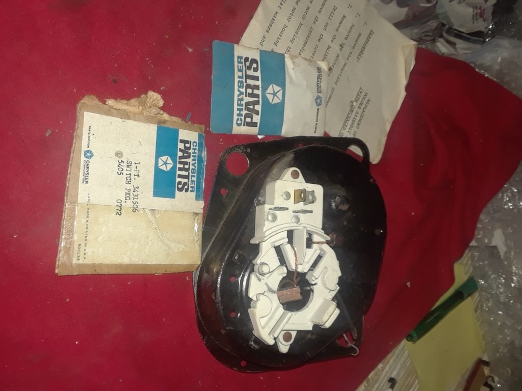 NOS Mopar 2 Speed Wiper Motor Park Switch 1968-74 All Except A Body ...