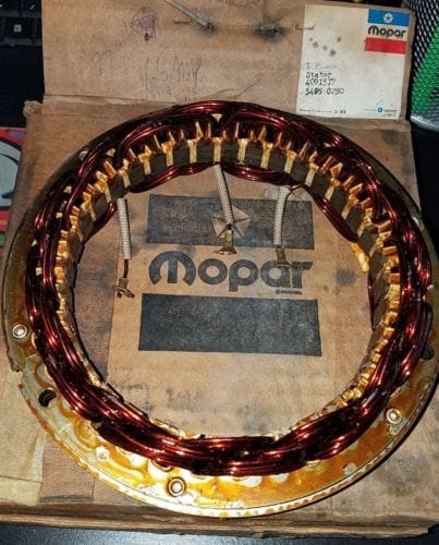 NOS Mopar Alternator Stator 1978-89 Models With Square Back Alternators ...