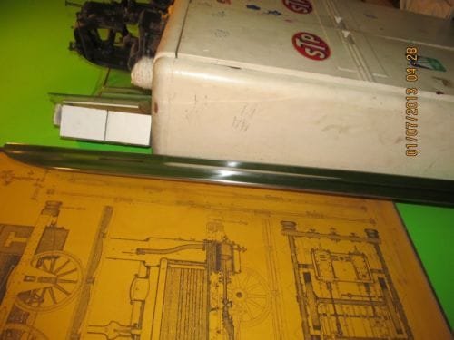 NOS Mopar Left Rocker Moulding 1950 Plymouth 4 Door Models W/ Stone ...
