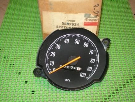 NOS Mopar Speedometer 1975-6 Chrysler Plymouth & Dodge B Body Models ...