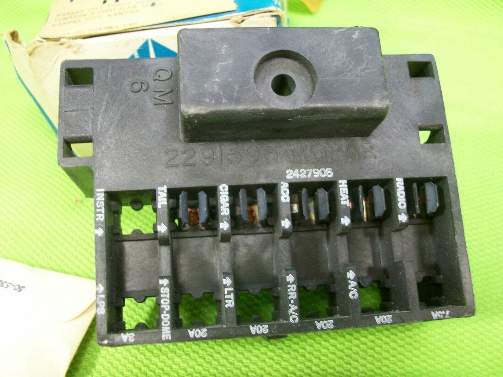 NOS Mopar Fuse Block 1964 Chrysler 1964-7 Plymouth & Dodge A & B Body ...