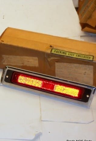 NOS Mopar Right Rear Side Marker Lamp 1972-3 Chrysler New Yorker Models ...