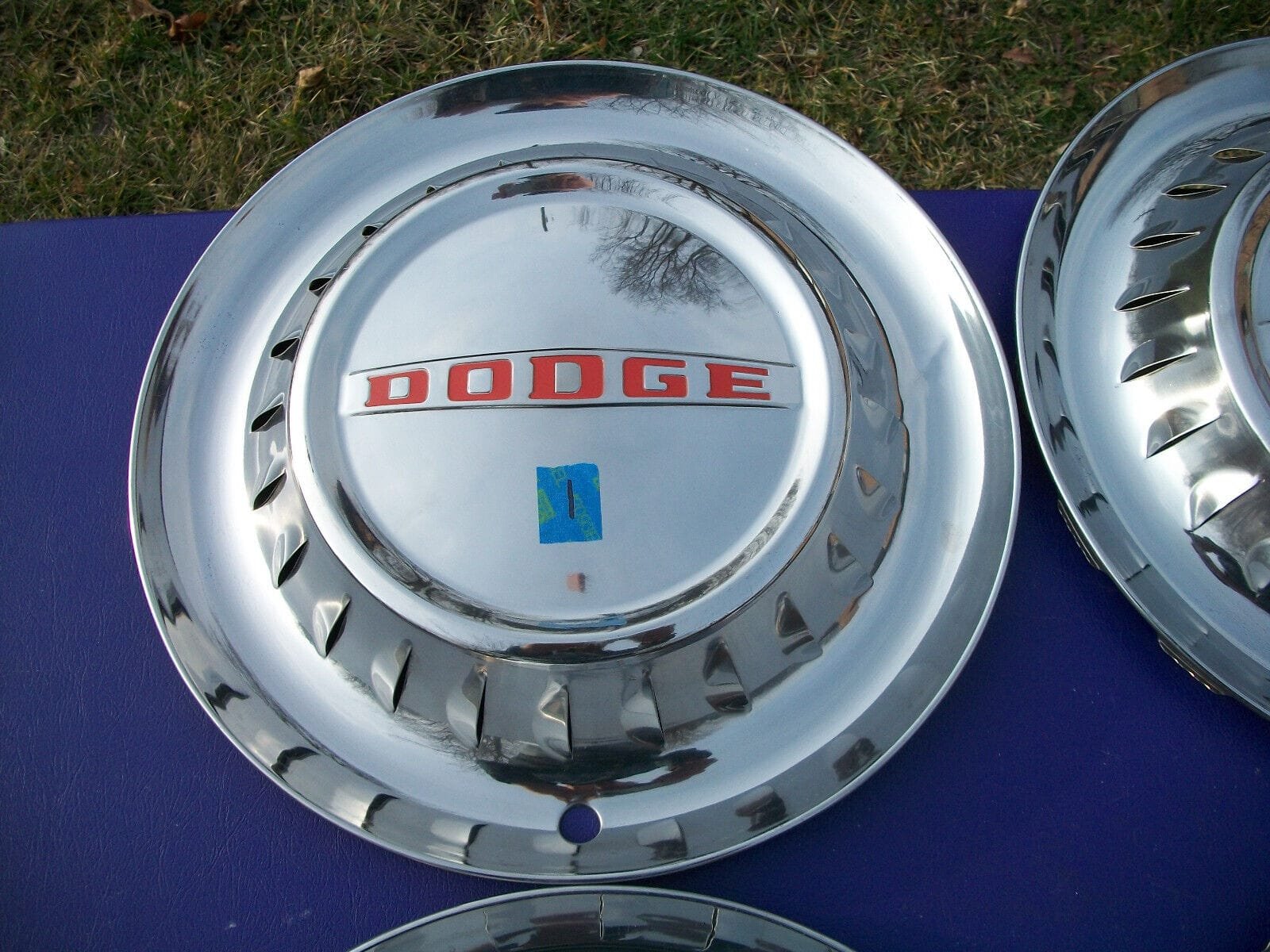 NOS Mopar Wheel Cover Set 1953 Dodge Models Louvre Type - Hiltop Auto Parts